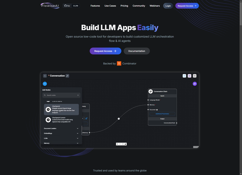FlowiseAI: Open-Source Low-Code Platform for LLM Orchestration & AI Agents | AICOVERY - AI Tools ...